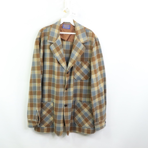 Pendleton | Suits & Blazers | 7s Pendleton Mens Large Rockabilly Plaid ...